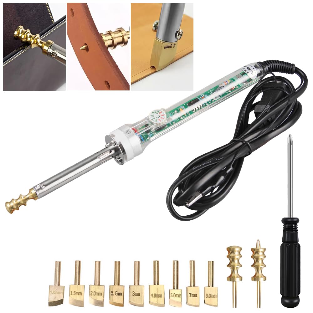 Amazon.com: BAUSATZ Electric Leather Heat Edge Creaser Machine Sealing ...