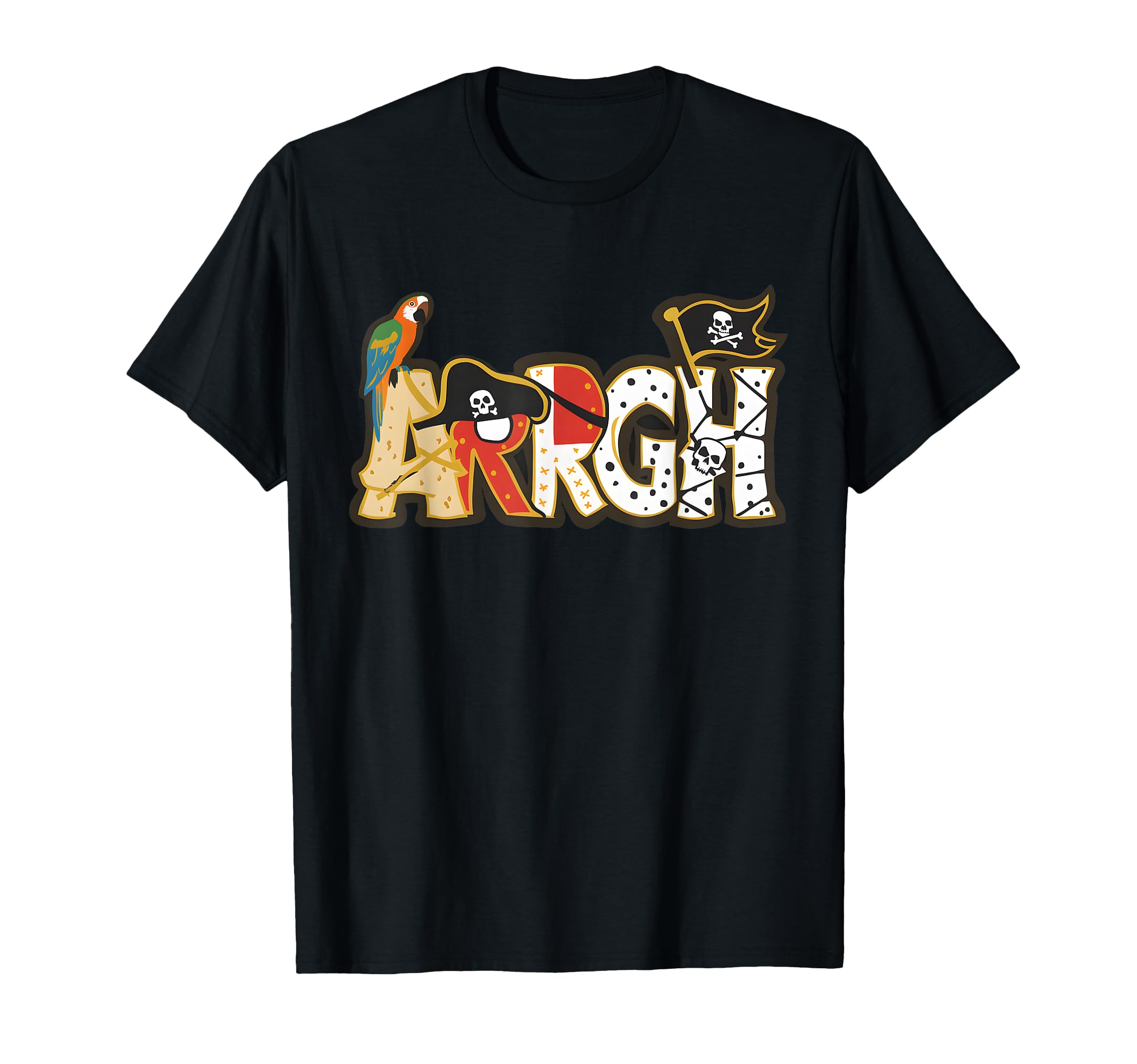 Amazon.com: Fun ARRGH Pirate Style Pirate Costume ARGH Pirate T-Shirt ...