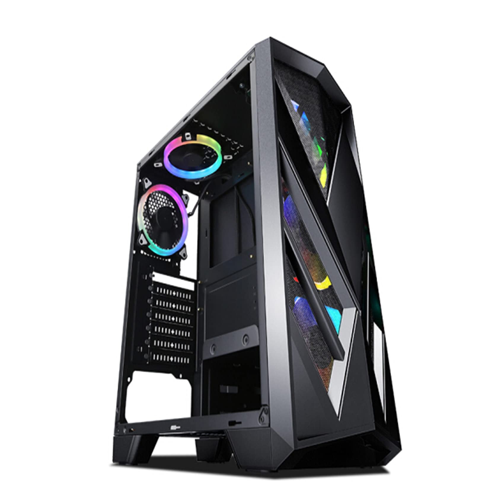 Buy KTXX Mid-Tower Chassis Gaming PC Case, High-Airflow/Performance ...