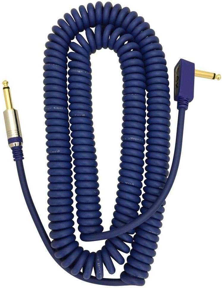 Vox - VCC090BL - 9m Vintage Coiled Cable with Mesh Carry Bag - Blue ...