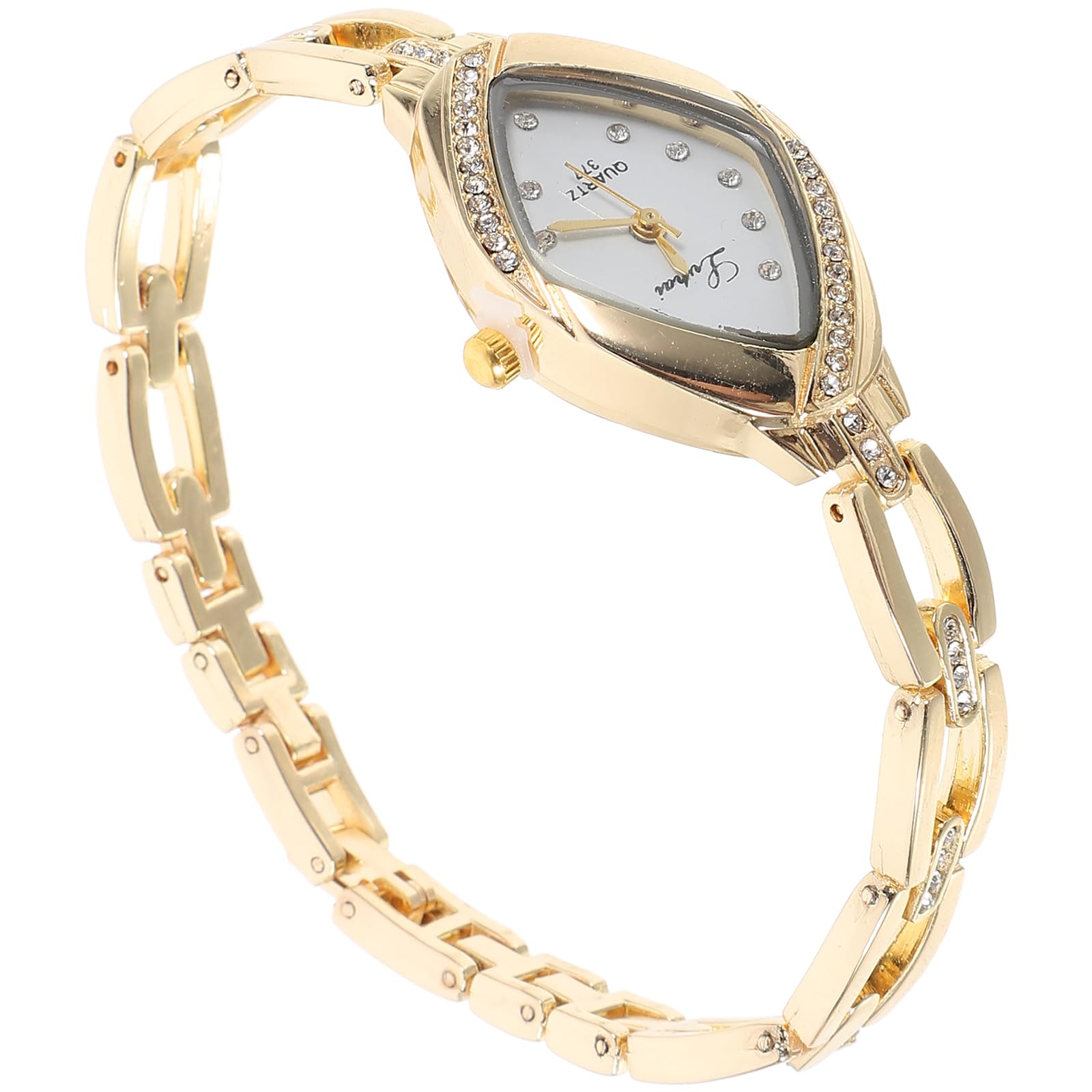 Hemobllo Women Wrist Watch, Rhinestone Bracelet Watch Fashion Elegant ...