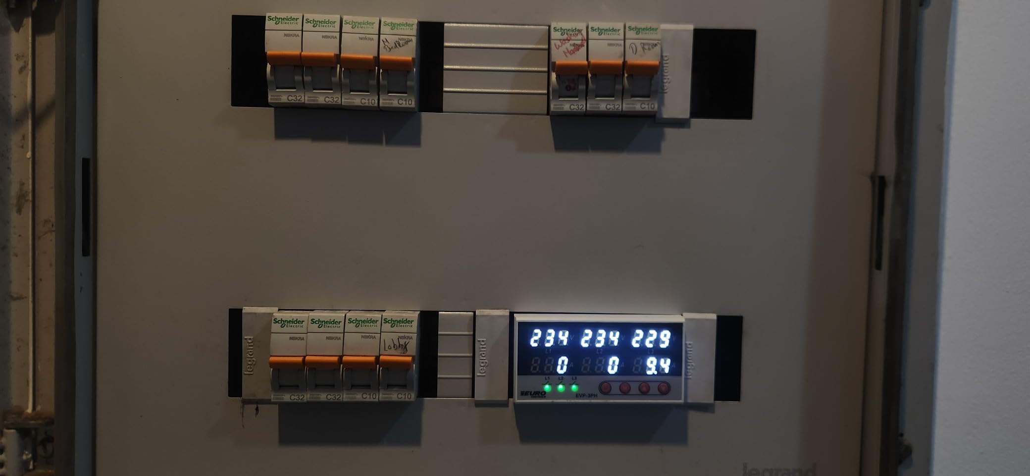 EuroControls EVP3PH - 3 Phase Voltage Protector - 63A - Adjustable Over ...