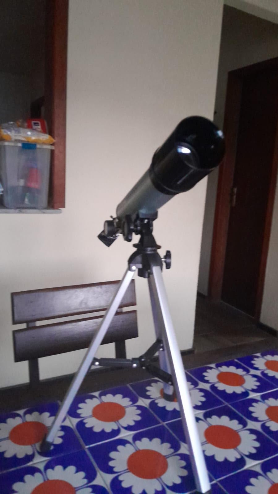 Telescópio Infantil Astronômico Refrator Luneta Venus-1 Uranum 50mm ...