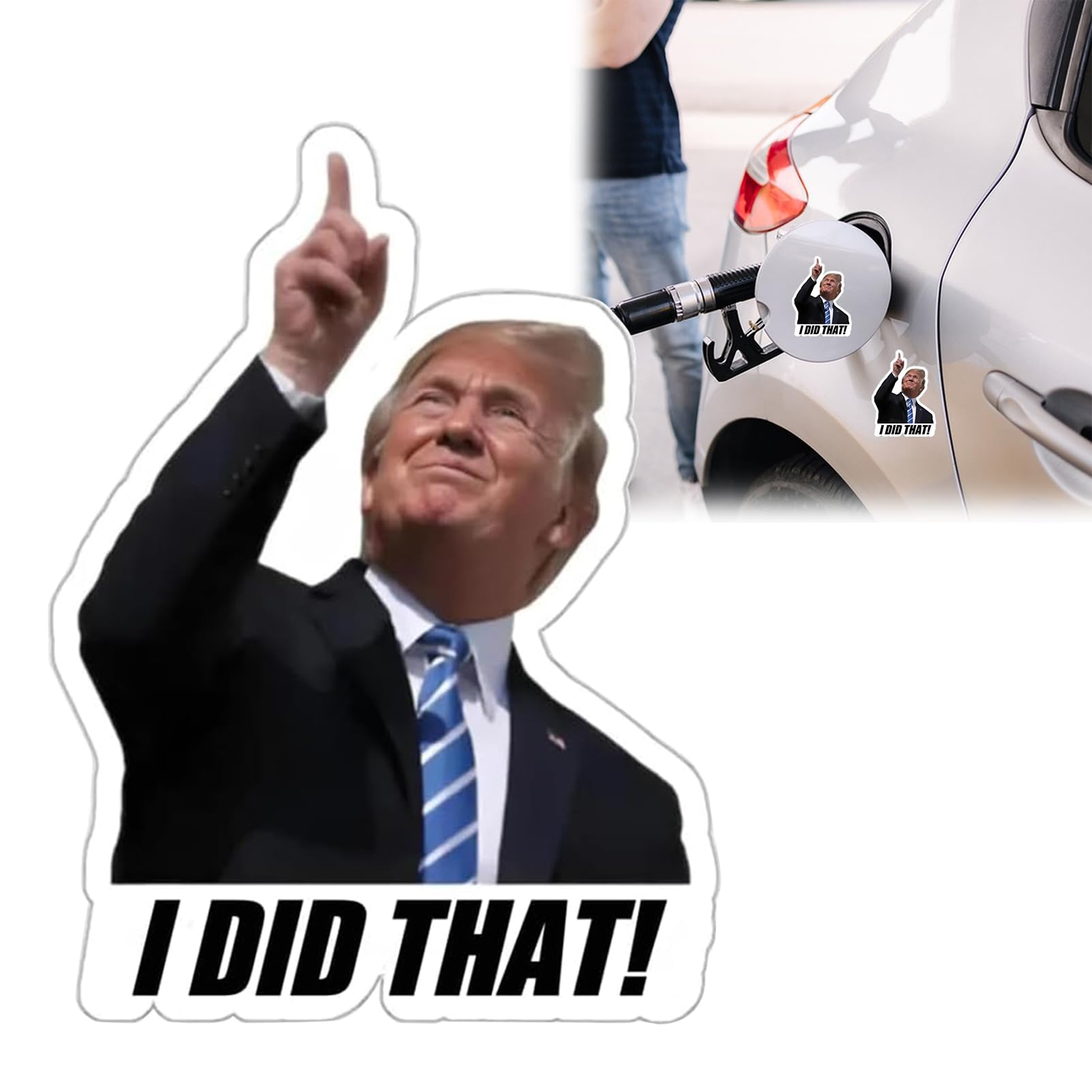 USA Theme Political Humor Stickers 100pcs Funny “I Did That” Stickers ...