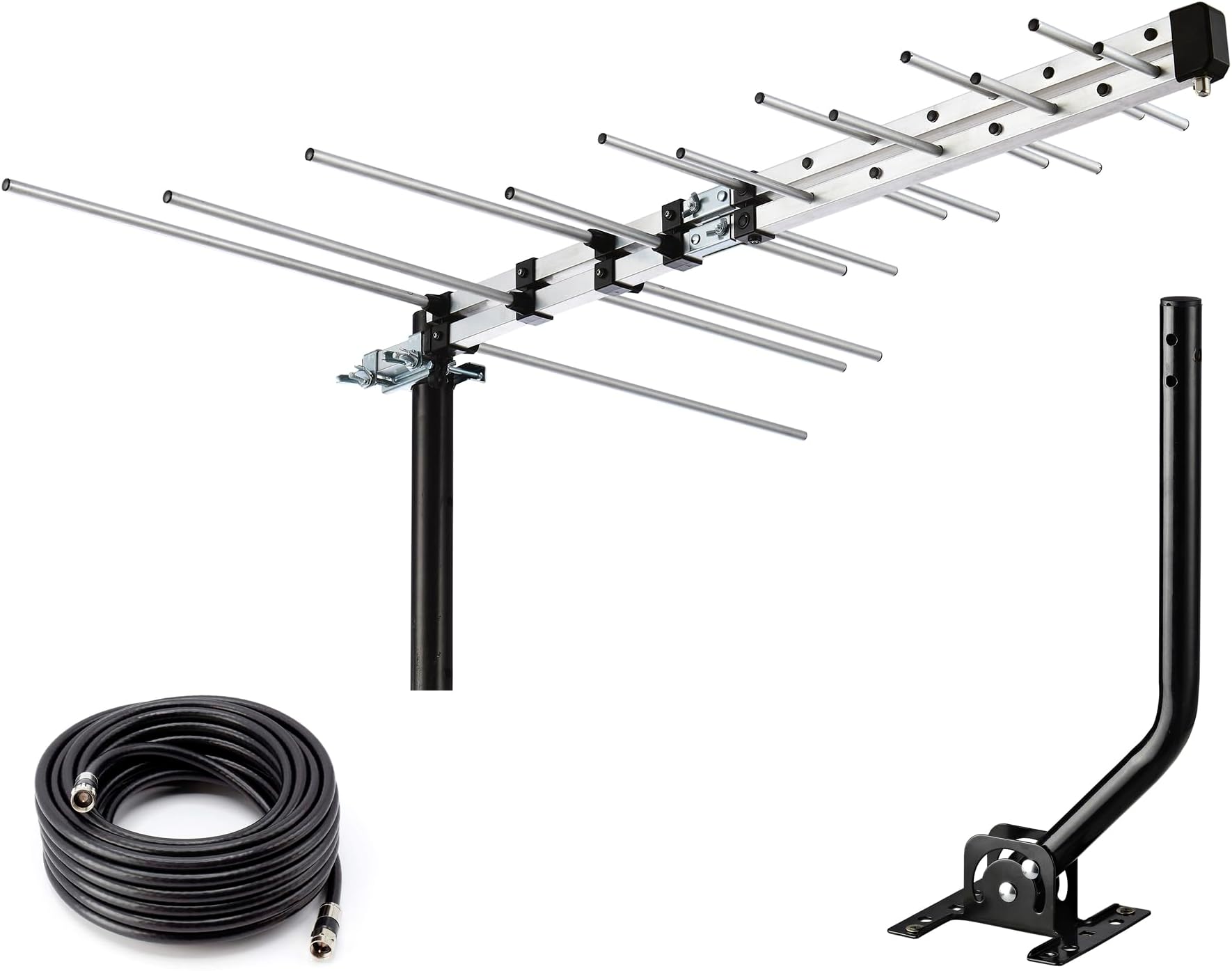 Amazon.com: GE Outdoor HD Digital TV Antenna, Long Range Smart TV ...