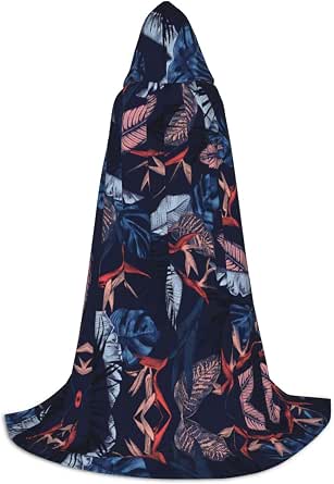 Amazon.com: Blue and orange bird Hooded Cloak - Ideal for Cosplay ...