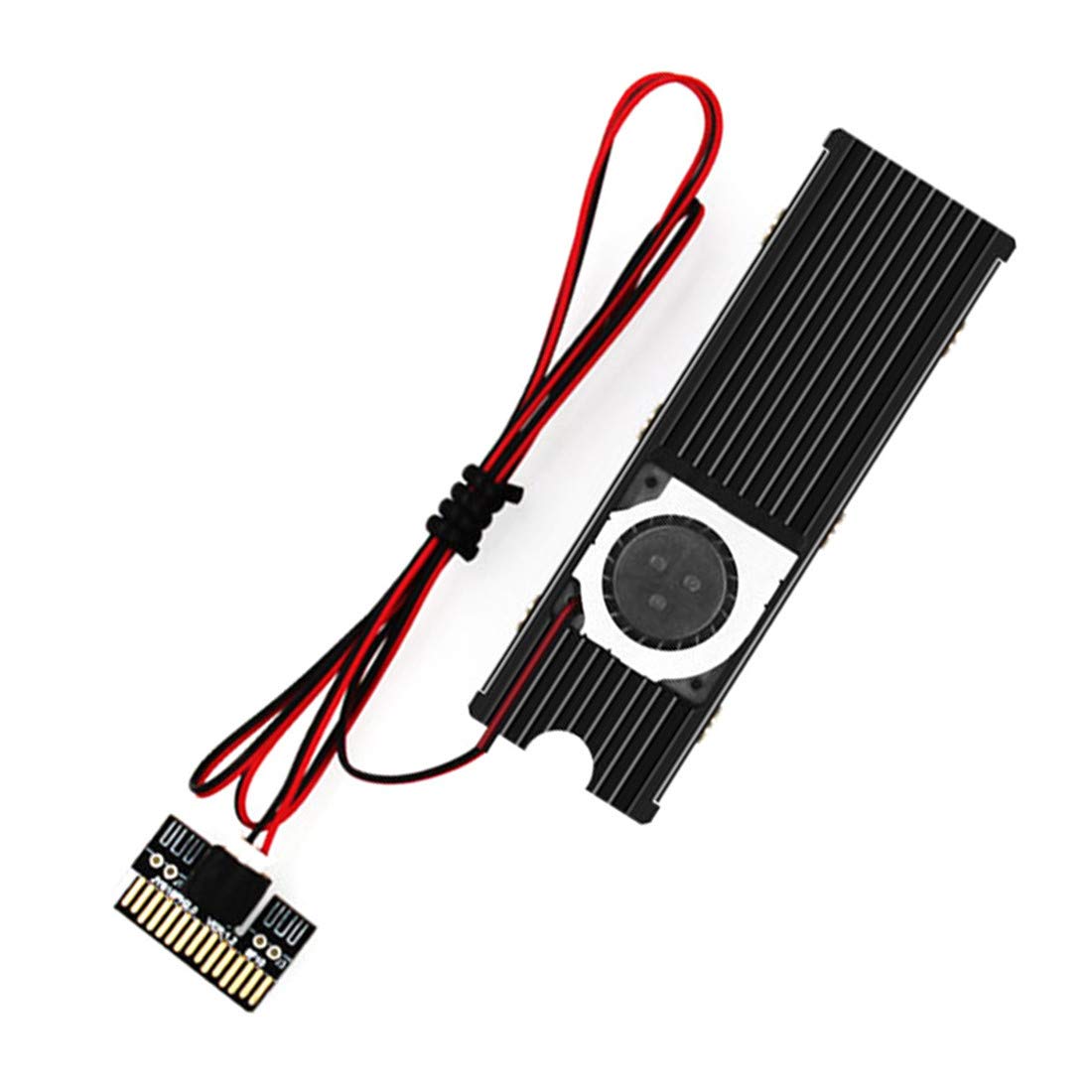 Buy JEYI Cooling Warship Fan NVME NGFF M.2 Heatsink 2280 ssd Metal ...