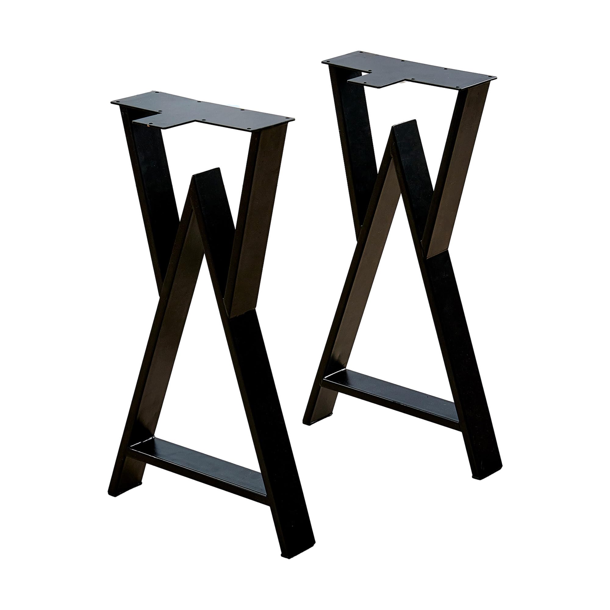 Amazon.com: Warmaxx Heavy Duty Metal Furniture Table Legs, Black DIY ...