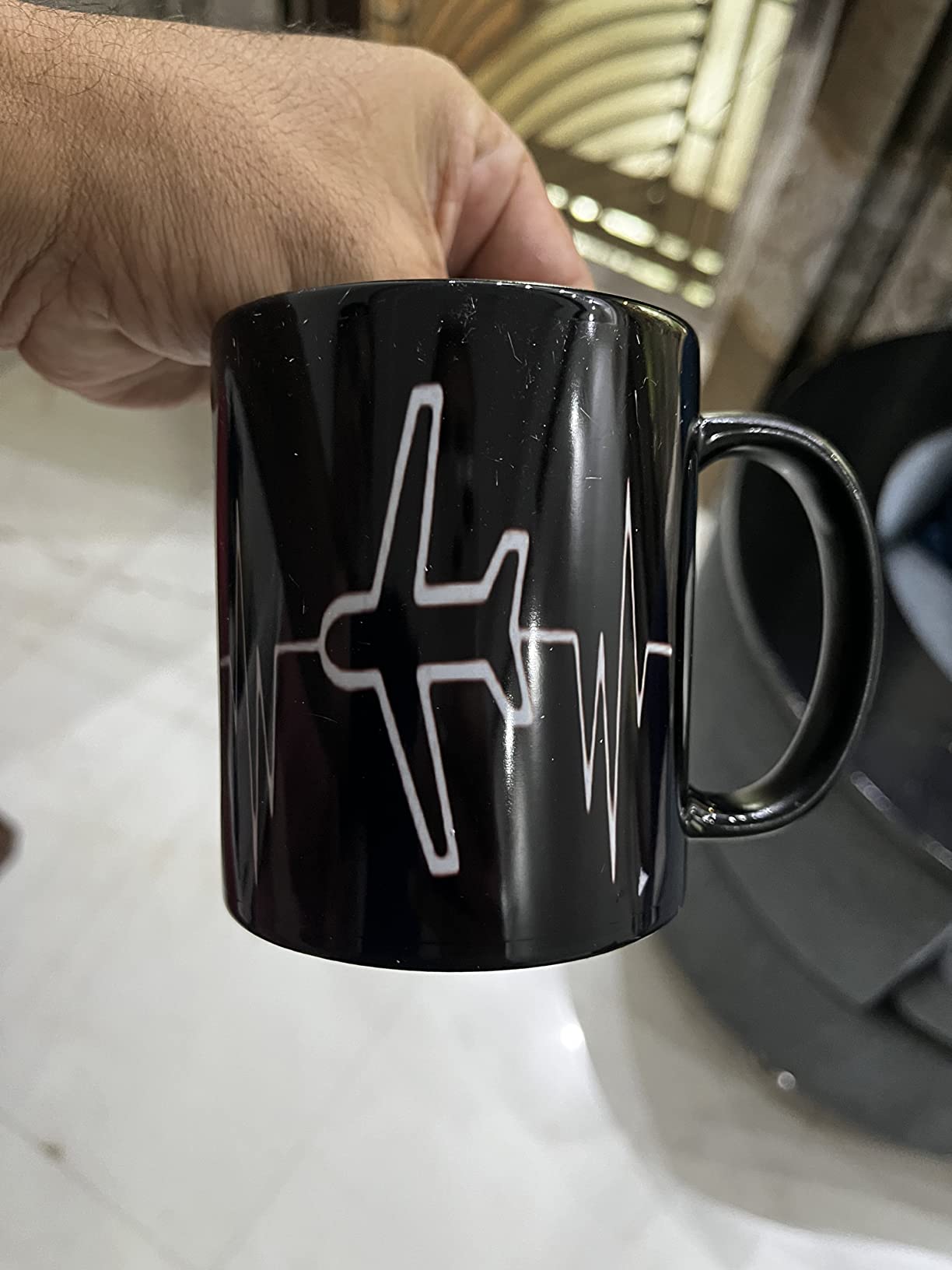 Buy ATC Pilot Heartbeat Mug, Pilot Coffee Mug, Pilot Mug, Pilot Gift ...