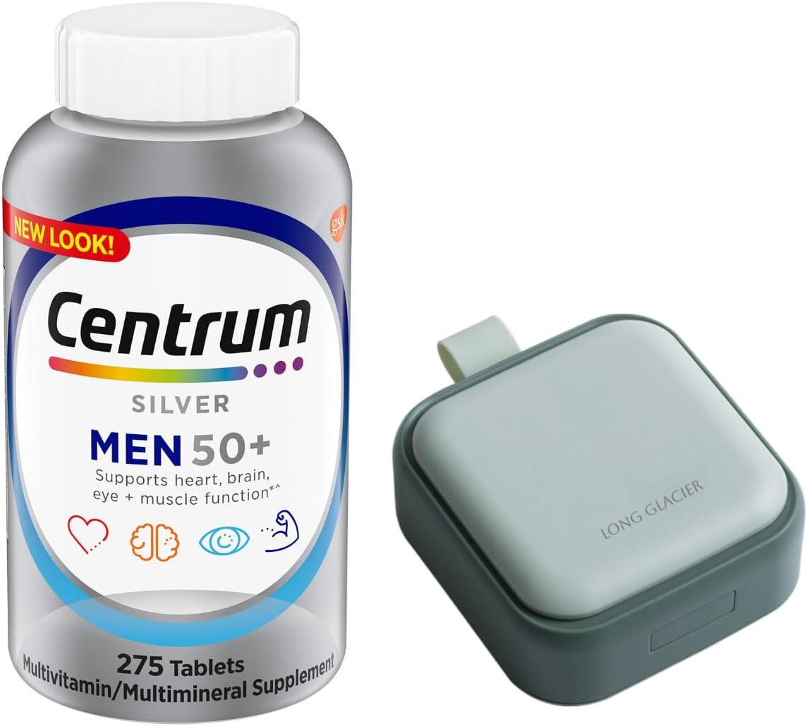 Amazon.com: Centrum Silver Men 50+ Multivitamin, 275 Count Bundle with ...