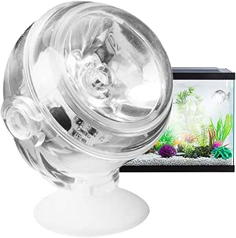 Aquarium Spotlight, 180 Degree Rotating Fish Lamp, Super Bright LED ...