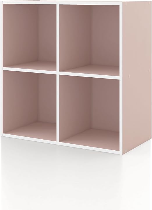 Amazon.com: Homes: Inside + Out Apexa 4-Cube Storage Organizer Shelves ...
