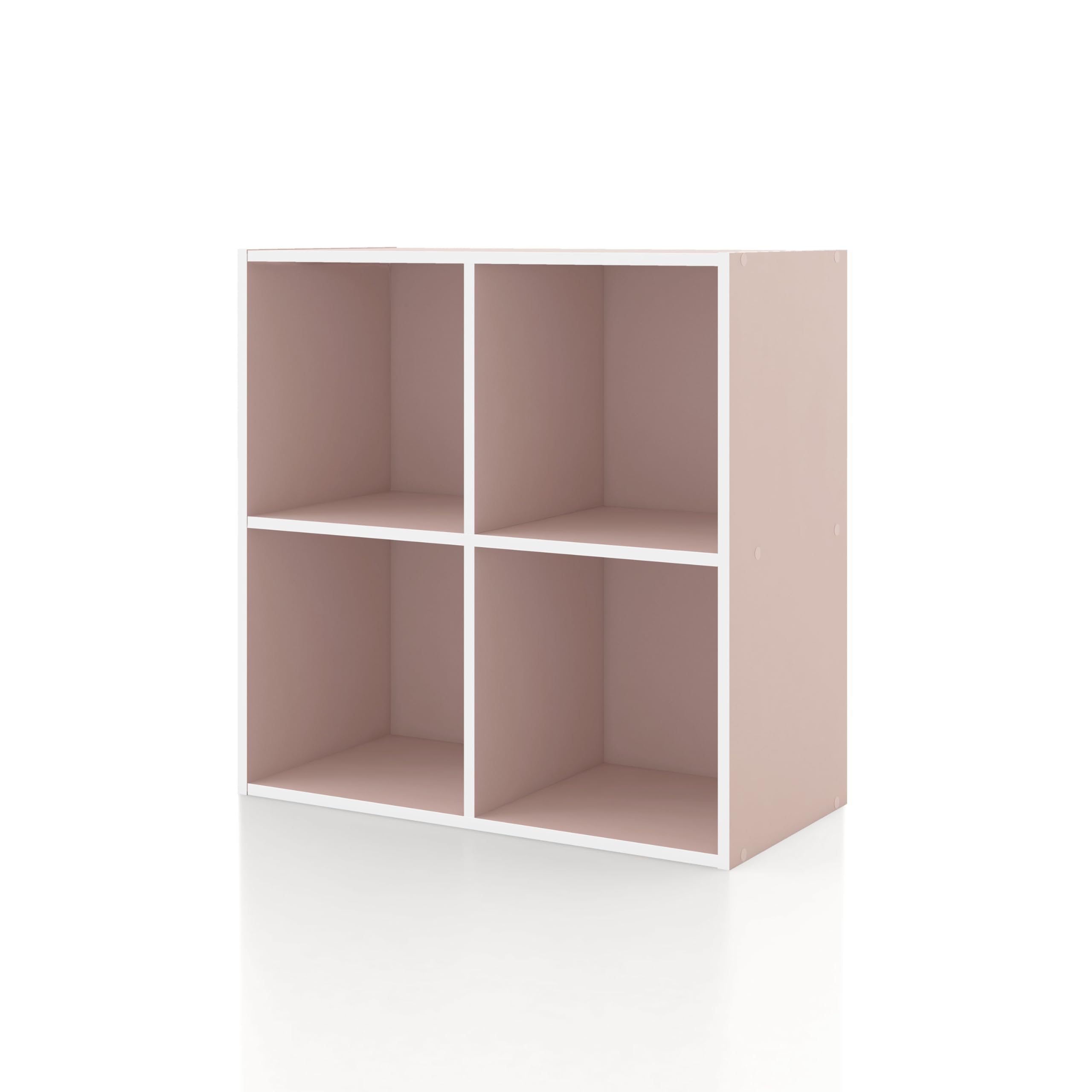 Amazon.com: HOMES: INSIDE + OUT Apexa 4 Cube Storage Organizer Shelves ...