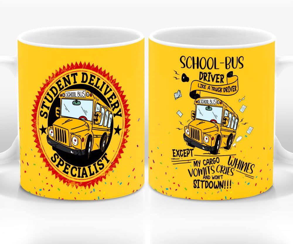 Amazon.com: KOIXA Bus Driver Coffee Mug 20oz Student Delivery ...