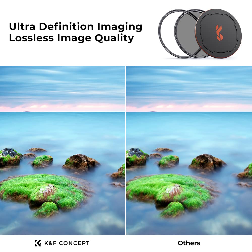 82mm Nd Filter K&F Concept 82mm Magnetic ND8 Filter (3-Stop) - Quick ...