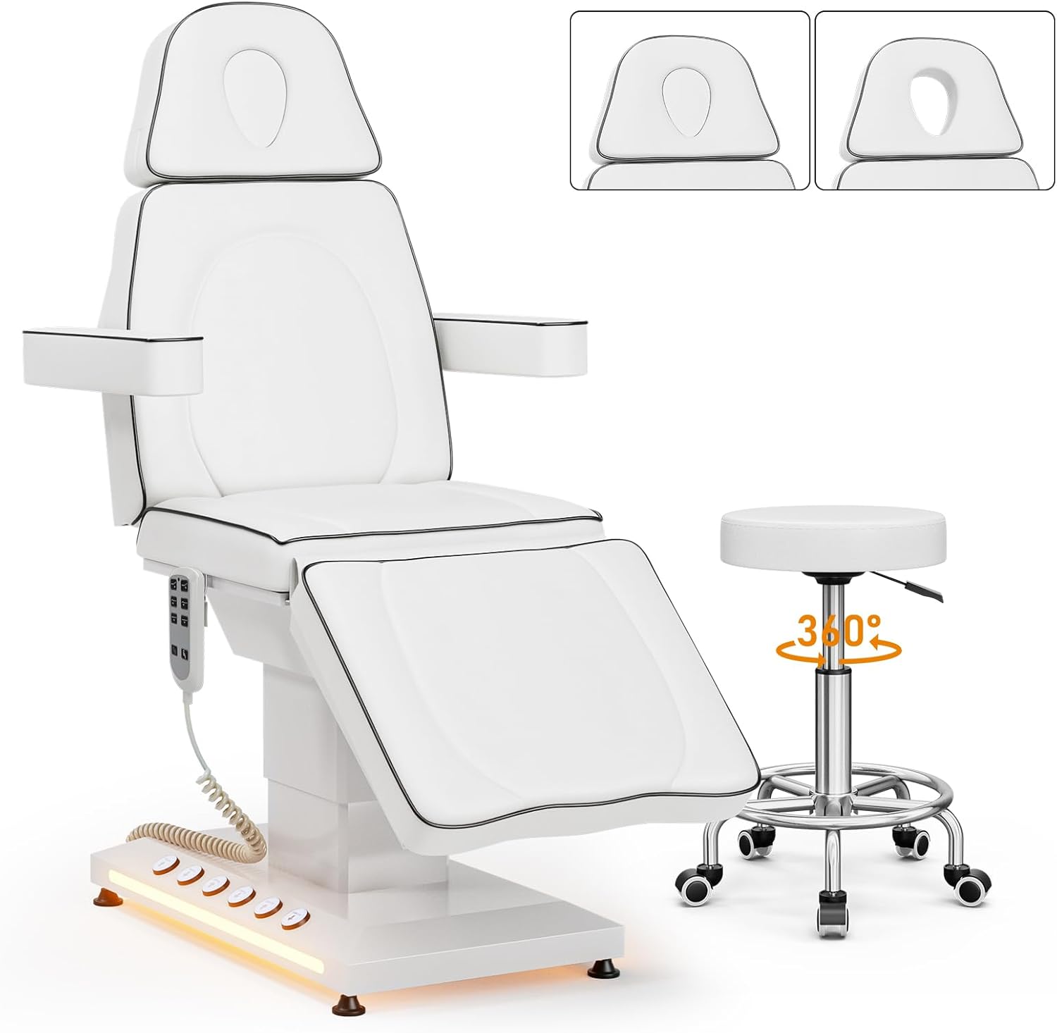Full Electric Esthetician Bed Facial Chair w/Light, Philippines | Ubuy