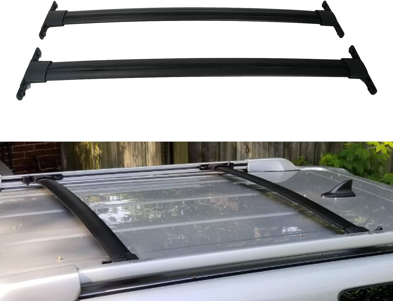 Amazon.com: Buripes Roof Rack Cross Bars Luggage Cargo Carrier Rails ...