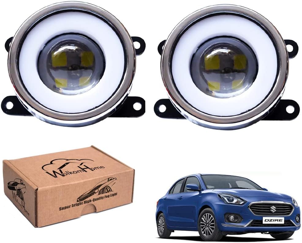 WolkomHome Car Fog Light With PROJECTOR 3X1 LED DRL Car Light ...