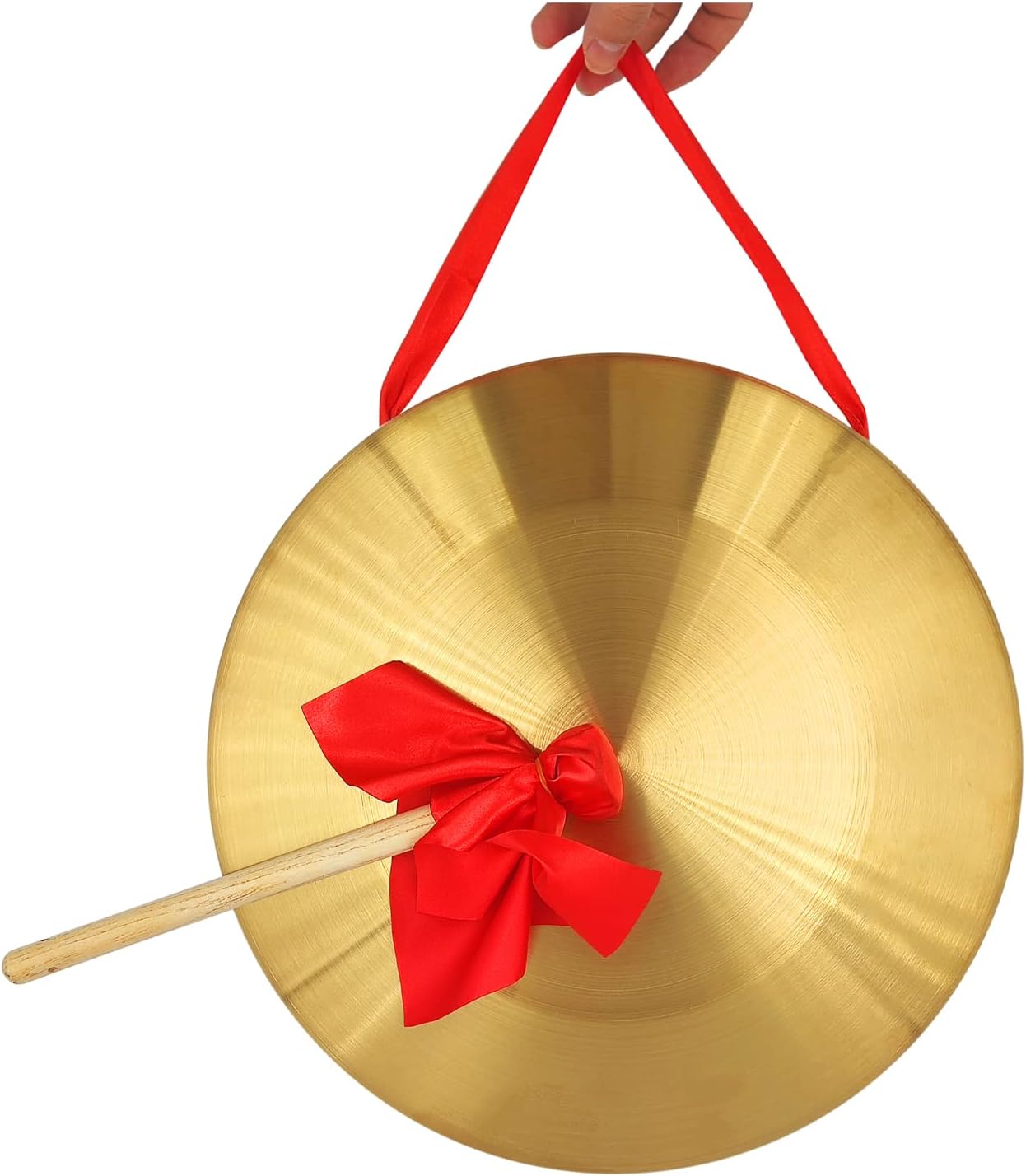 Amazon.com: ZEAYEA 12.6 inch Gong Instrument, Chinese Traditional ...