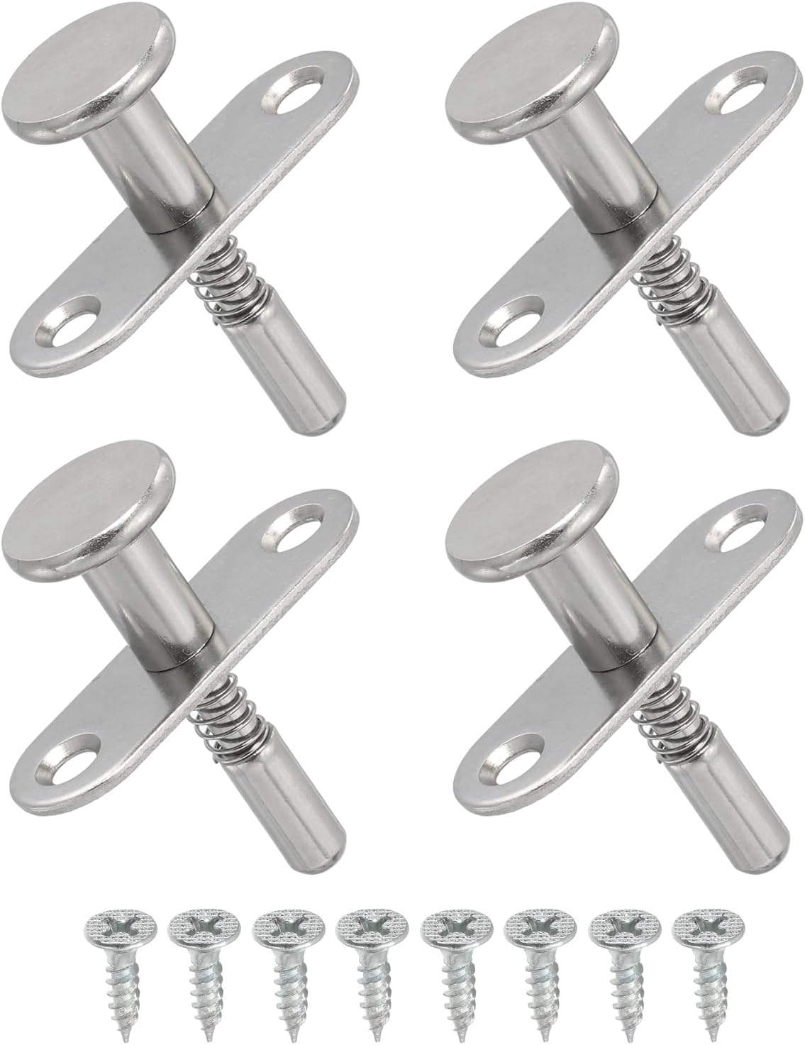 MECCANIXITY Plunger Latches 1.77 x 1.77 Spring Loaded Latch Cabinet ...