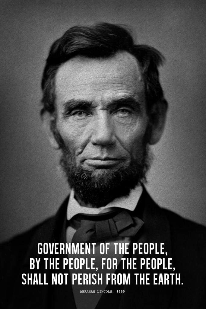 Amazon.com: Laminated Abraham Lincoln Poster President Abraham Lincoln ...