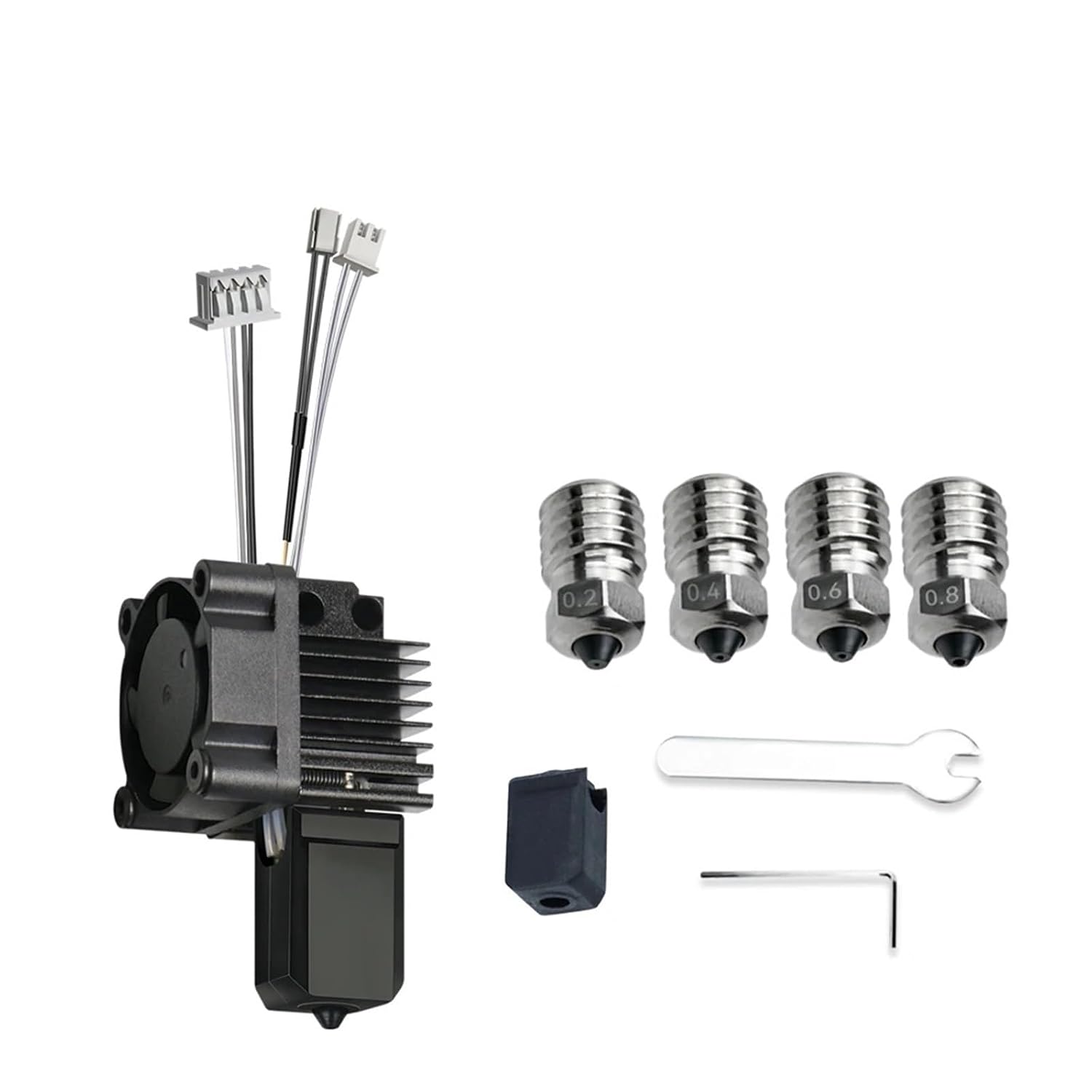 Compatible for Bambu Lab X1 X1C P1P P1S 3D Printer V2.0 Hotend Upgrade ...