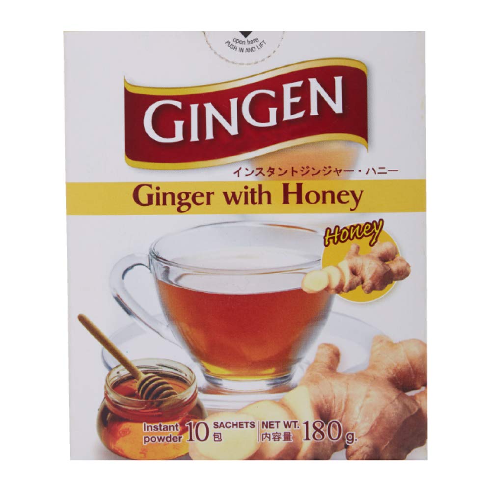Amazon.com: GINGEN Instant Ginger Tea with Honey, Herbal Drink, Natural ...