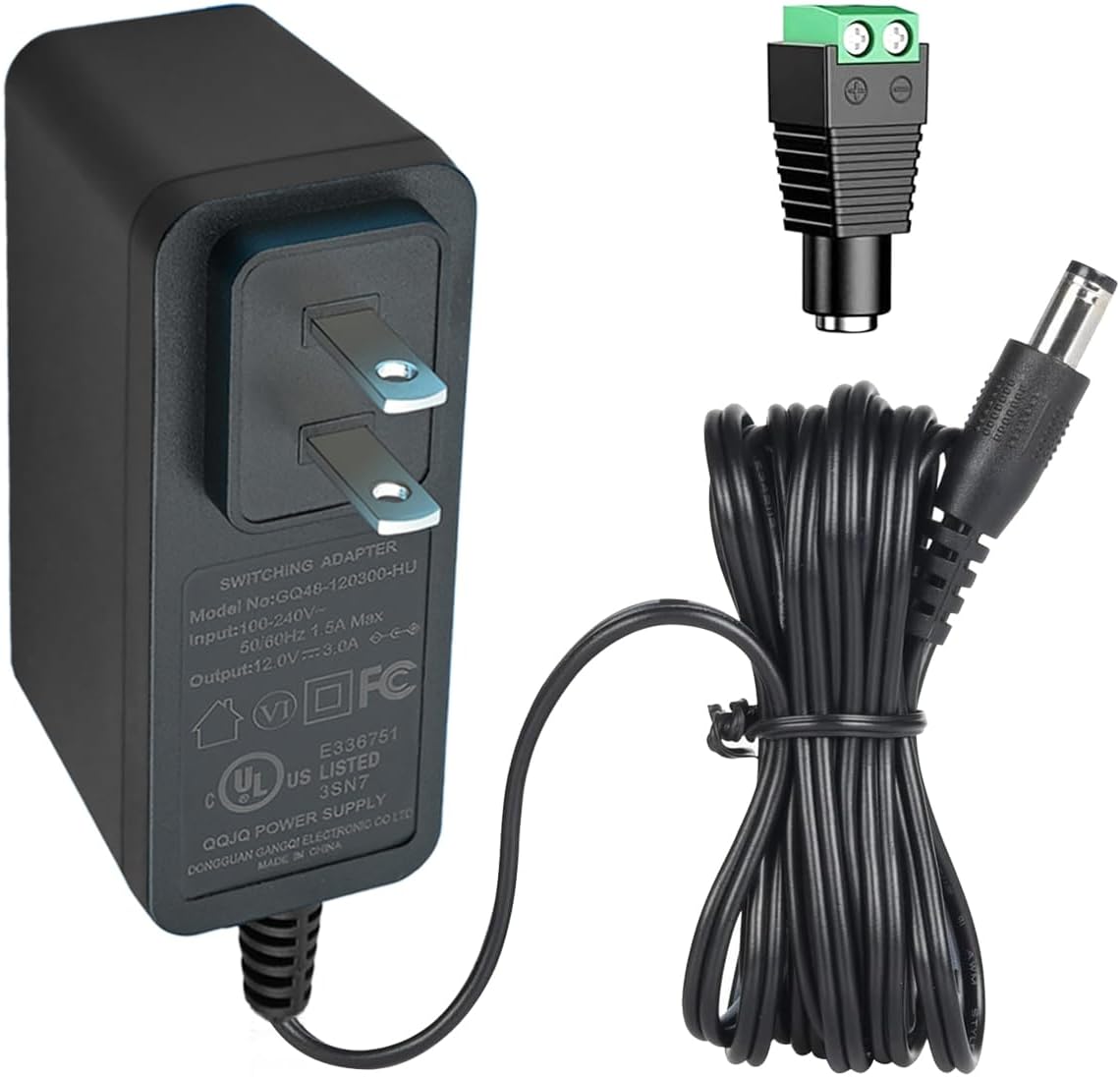 Amazon.com: NEONLG 12V 5A Power Supply for Led Strip Lights, ETL ...