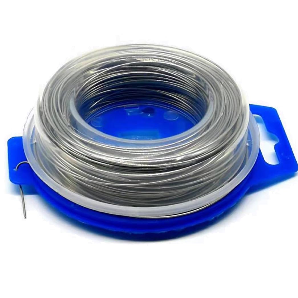 Snapklik.com : Safety Lock Wire .032, 164 Ft/ 50m Stainless Steel Twist ...