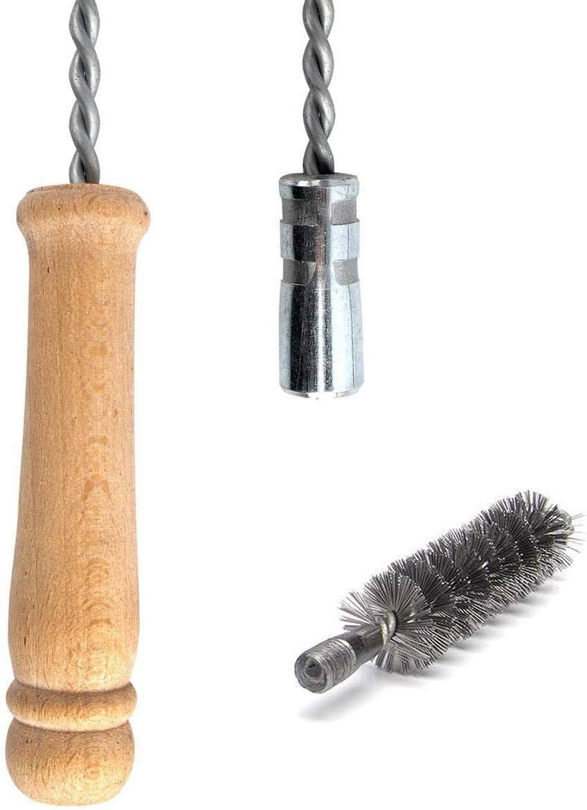 HOLZBRINK Schubstange Zugstab für Kaminbesen Kesselstab gedreht ...