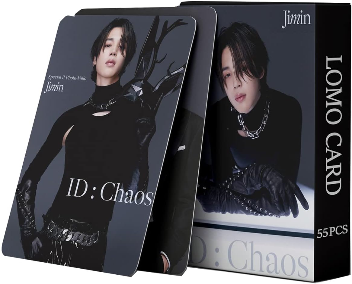 Amazon.com: Yuto 55pcs Bangtan Boys jimin ID Chaos Photocards BANGTAN ...