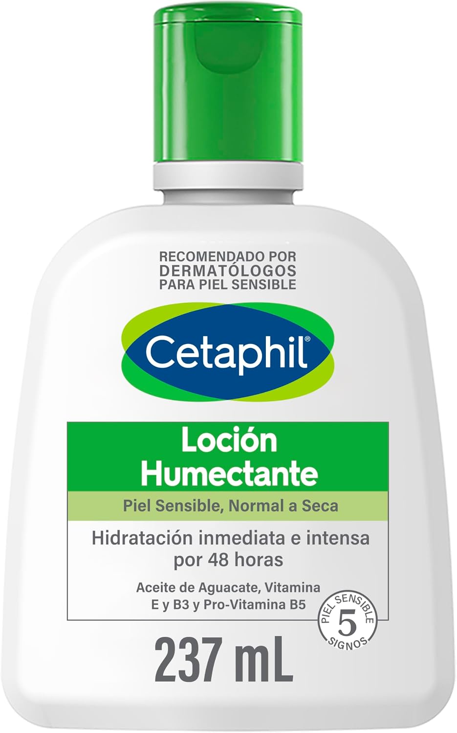 CETAPHIL Loción Humectante 1 pz 237 ml Hidratación Inmediata por 48 ...