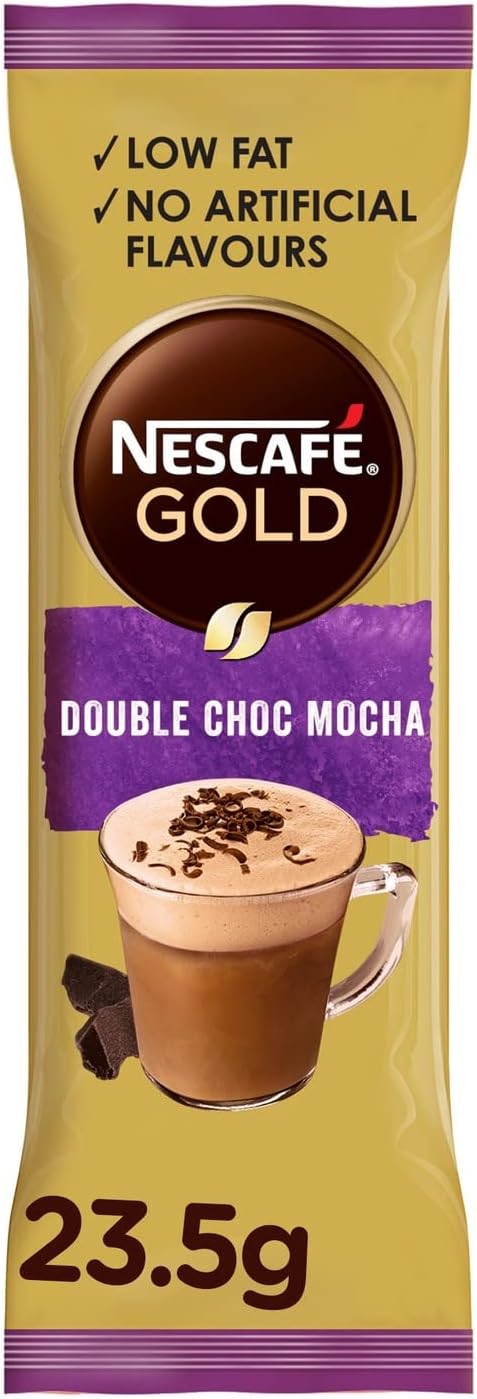Nescafe Gold Double Chocolate Mocha Coffee Mix 23.5g Sachet (10 Sticks ...