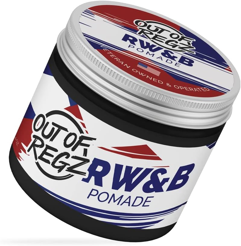 Amazon.com: Out of Regz Hair Pomade for Men - Red, White & Blue ...