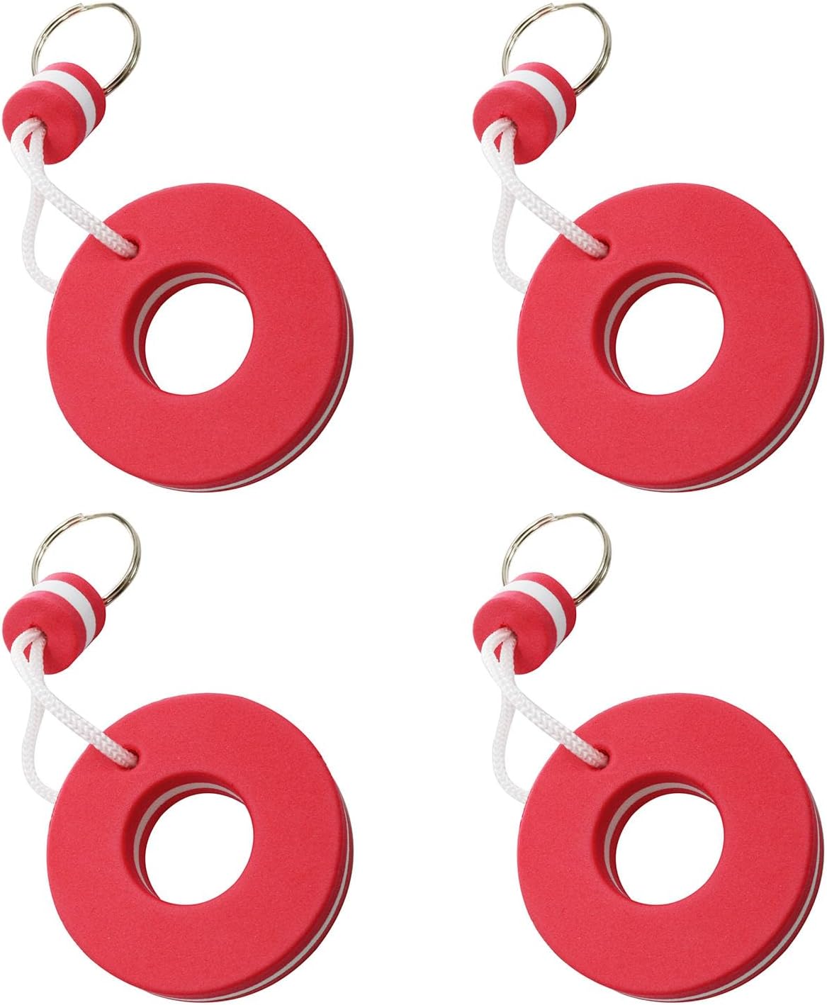 Amazon.com: Haidong-Floating Keyrings Round Float Key Rings Water ...