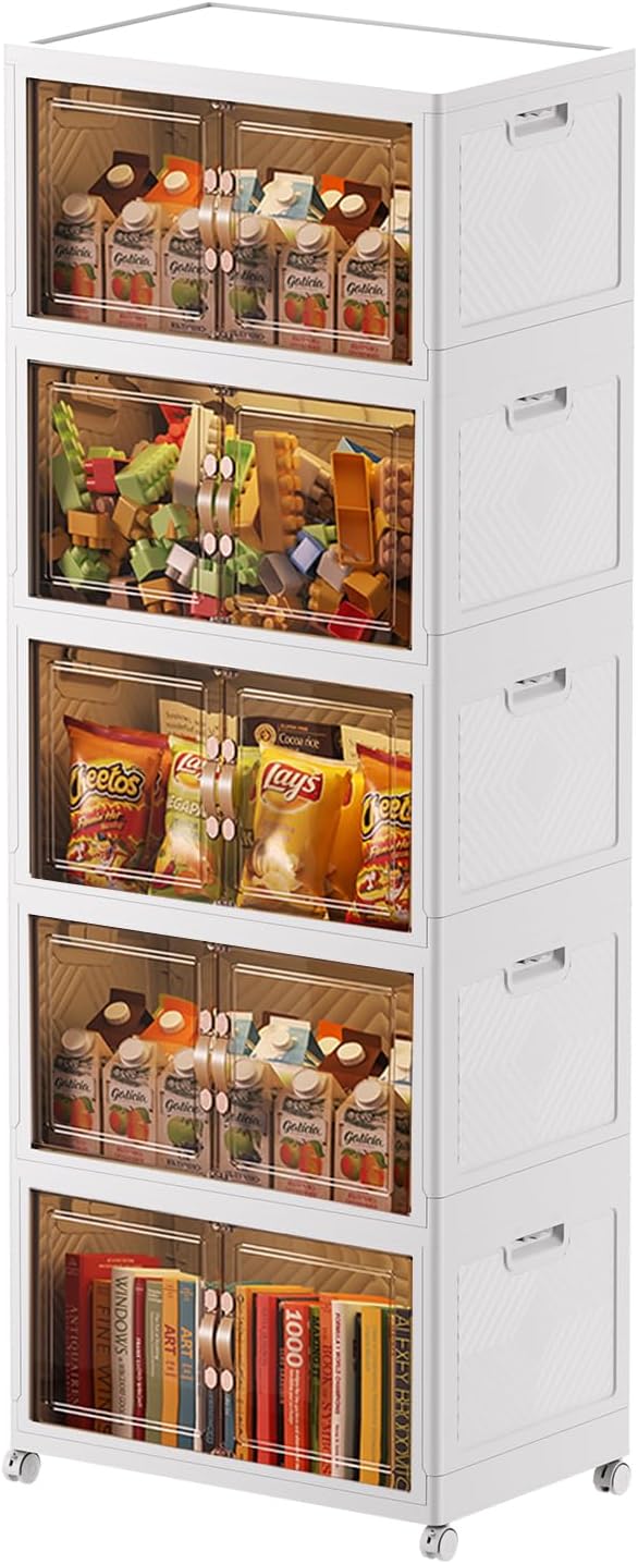 Amazon.com - Carrie Joe Storage Bins with Lids Collapsible Storage ...