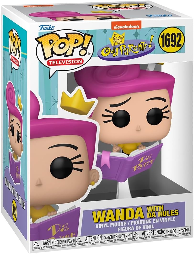 Amazon.com: Funko Pop TV: Fairly Odd Parents - Wanda with Da Rules ...