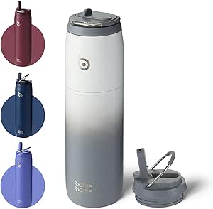 Bottle Bottle Insulated Water Bottle 950ml(32oz) with Straw and Lid for Sports and Gym Stainless ...