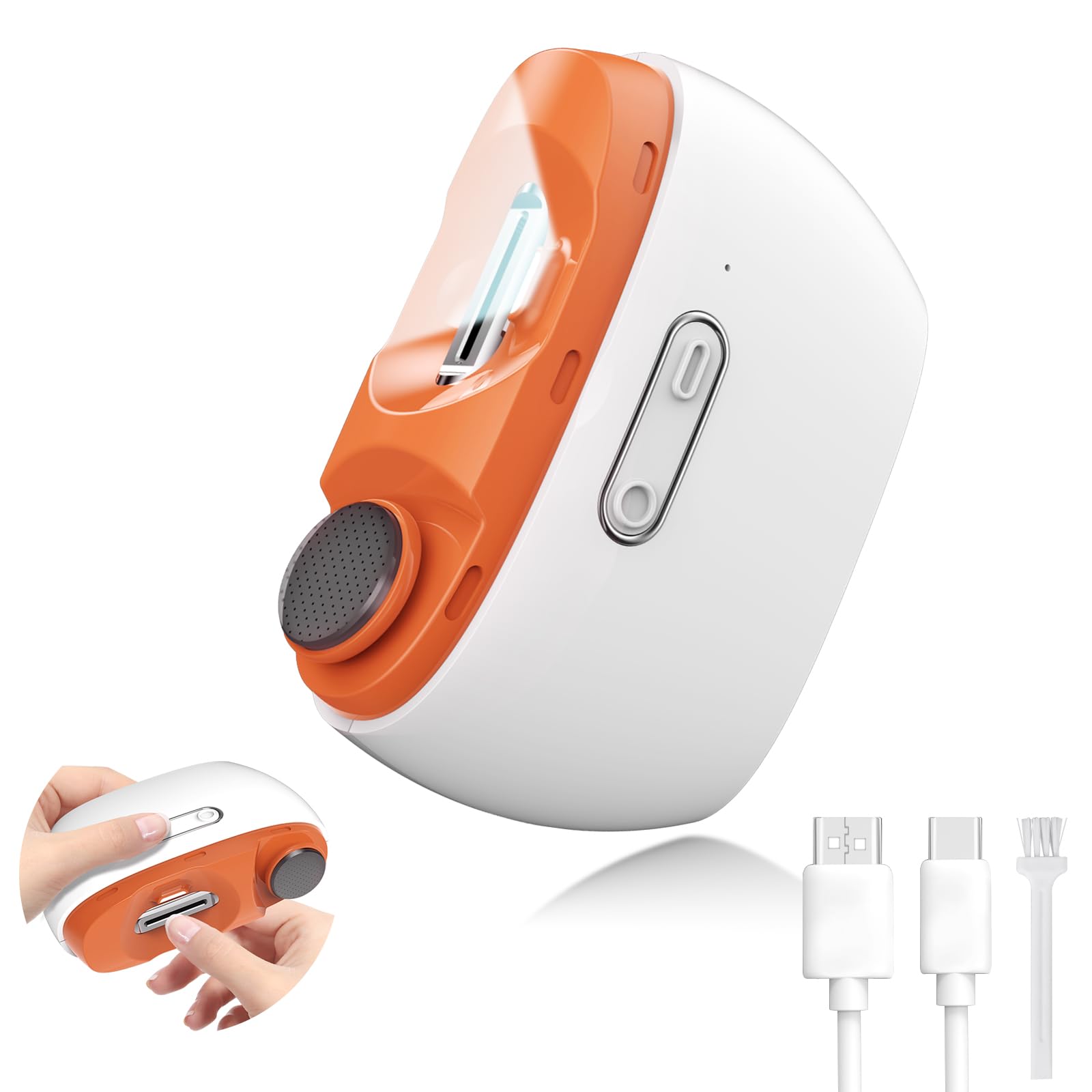 Electric Nail Clippers,Automatic Nail Clippers and Polisher 2 in 1 ...