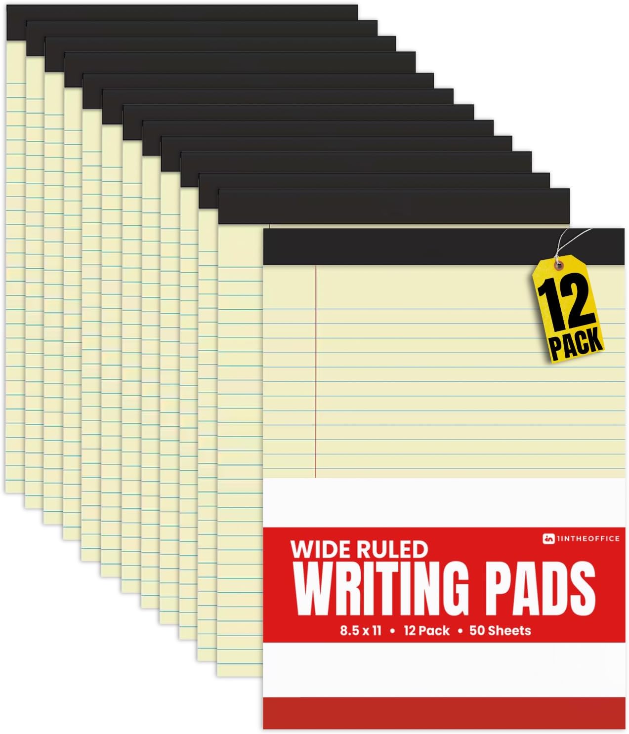Amazon.com : Office Depot Perforated Writing Pads, 8 1/2in. x 14in ...