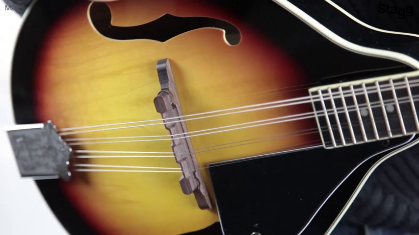 Watch Stagg M20 8-String Bluegrass Mandolin with Adjustable Bridge ...