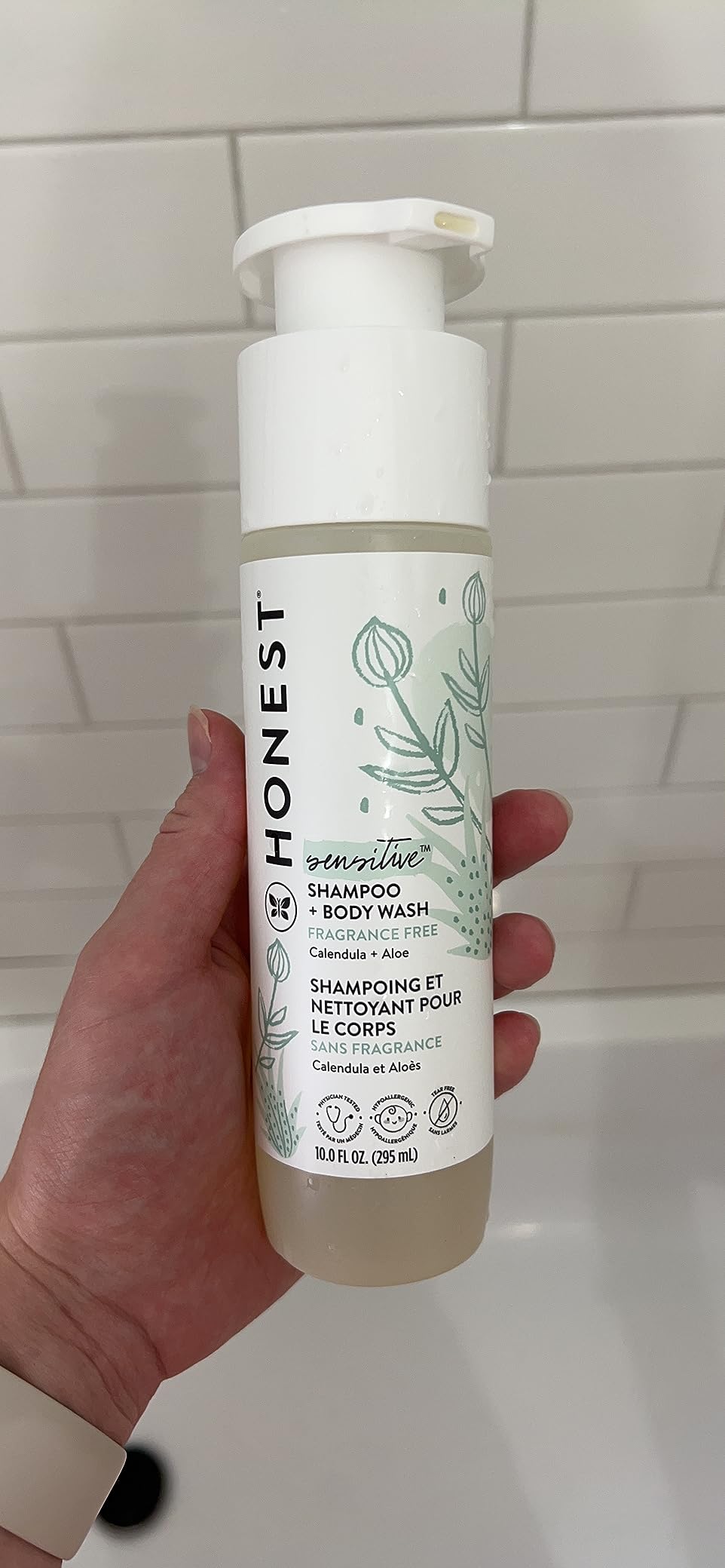 The Honest Company 2-in-1 Cleansing Shampoo + Body Wash Gentle for Baby ...