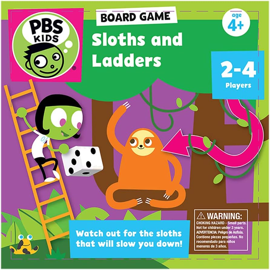 Amazon.com: PBS TCG Sloths and Ladders, 1 EA : Toys & Games