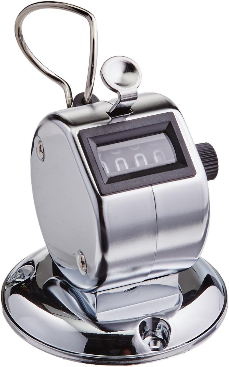 S.P. Richards Company Tally Counter with Base, Silver (SPR24200 ...