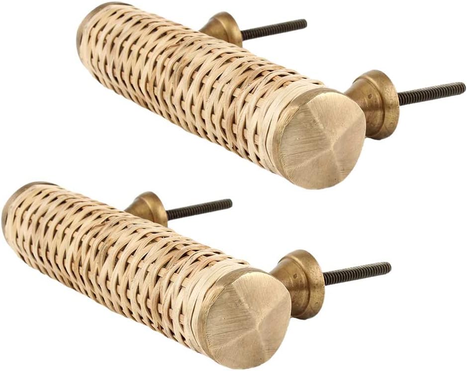 Hand Crafted Real Bamboo Wood Bath/Kitchen Cabinet/Drawer Pulls/Knobs ...