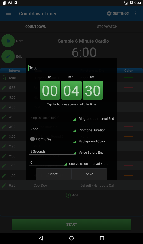 Timers Plus (Interval/Countdown & Stopwatch) - App on Amazon Appstore