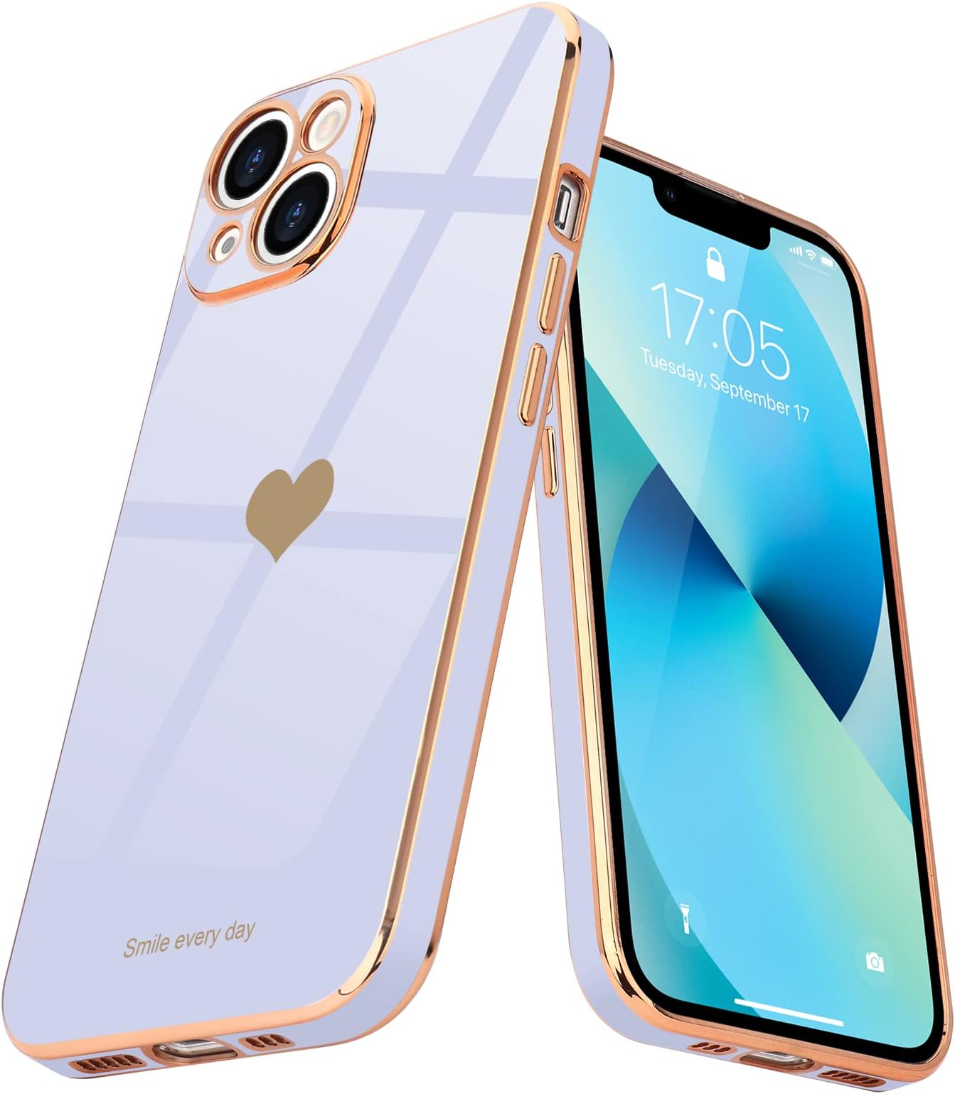 Amazon.com: Wirvyuer for iPhone 13 Case Cute Slim Shockproof Phone Case ...