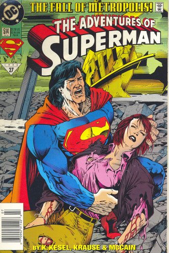 Adventures of Superman [#514] July, 1994 (THE FALL OF METROPOLIS): Karl ...