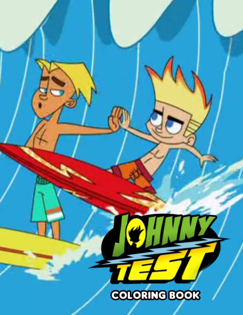 Johnny Test Coloring Book Funny Coloring Book With 50 Images ...
