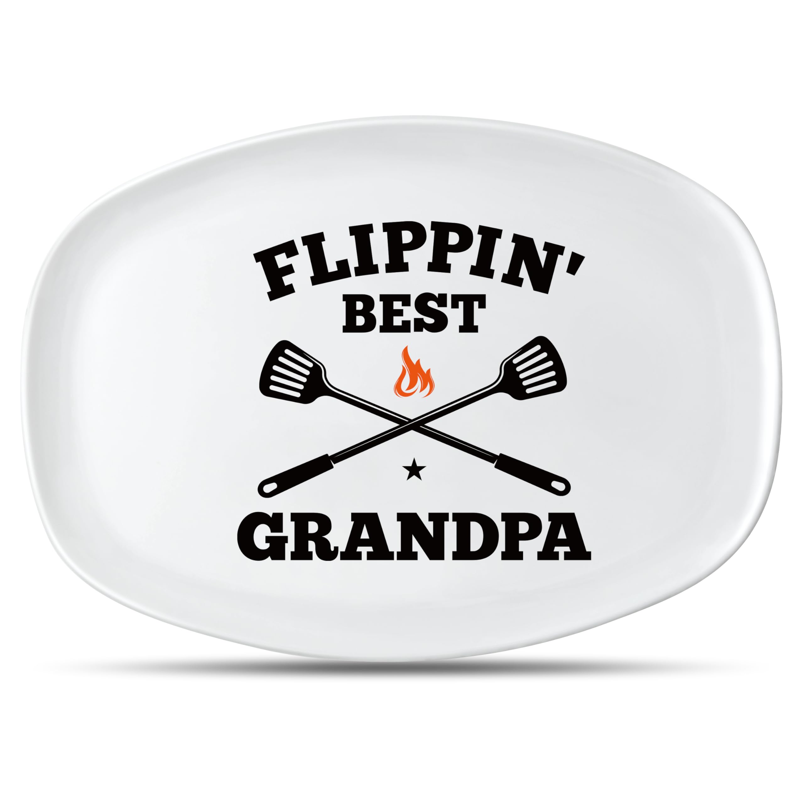 Amazon.com | R HORSE Grandpa Grill Platter Gift Daddy BBQ Serving Tray ...